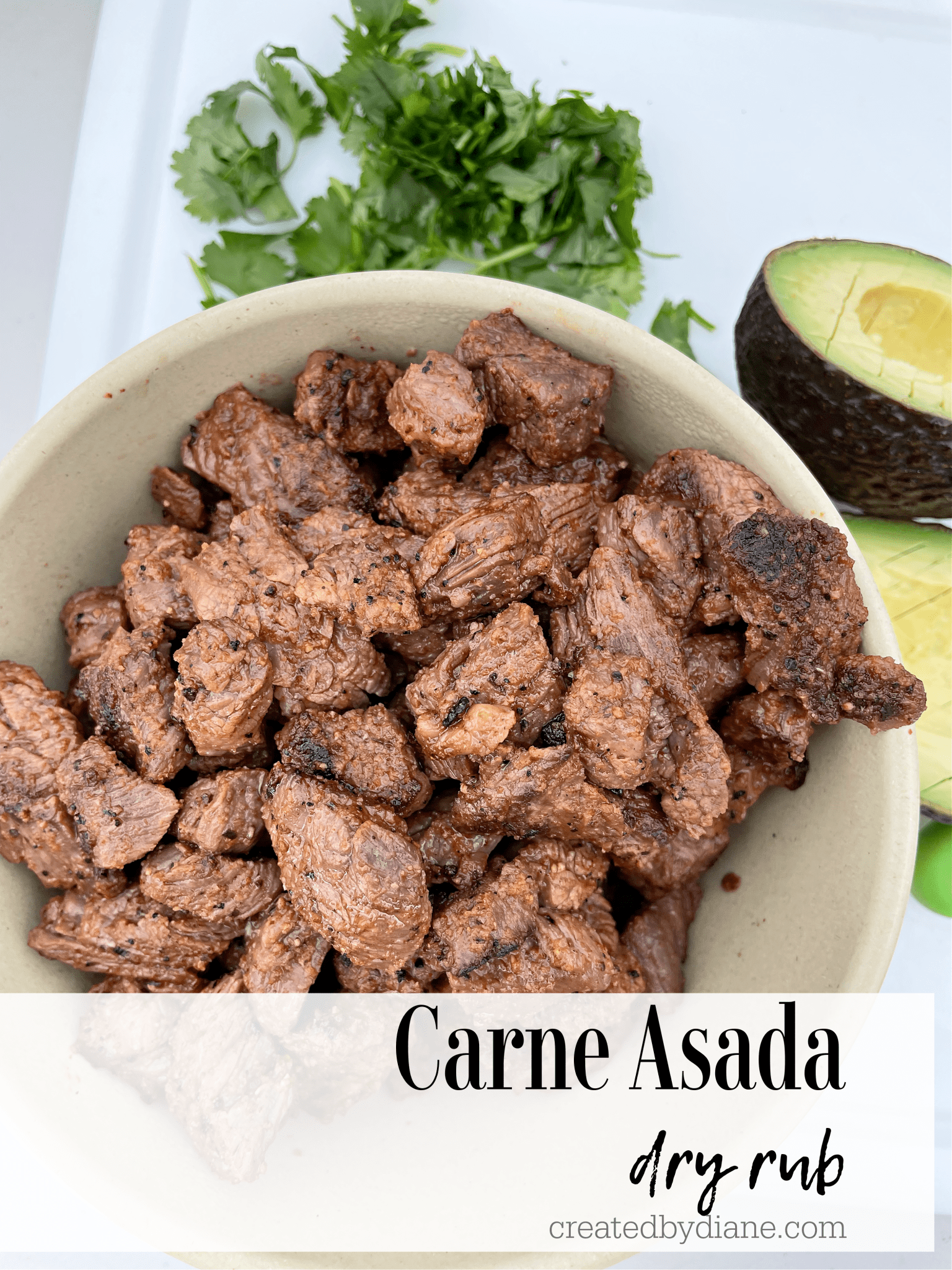 Carne Asada Dry Rub | Created by Diane
