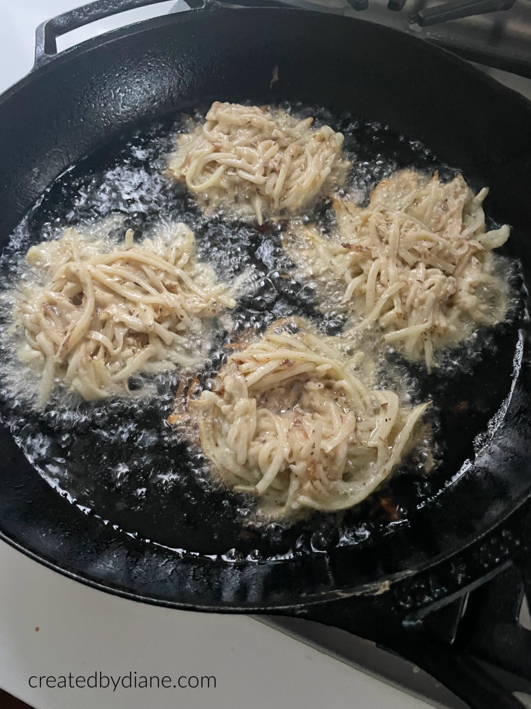 Potato Latkes-Pancakes | Created by Diane