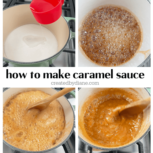 how to make caramel sauce | Created by Diane