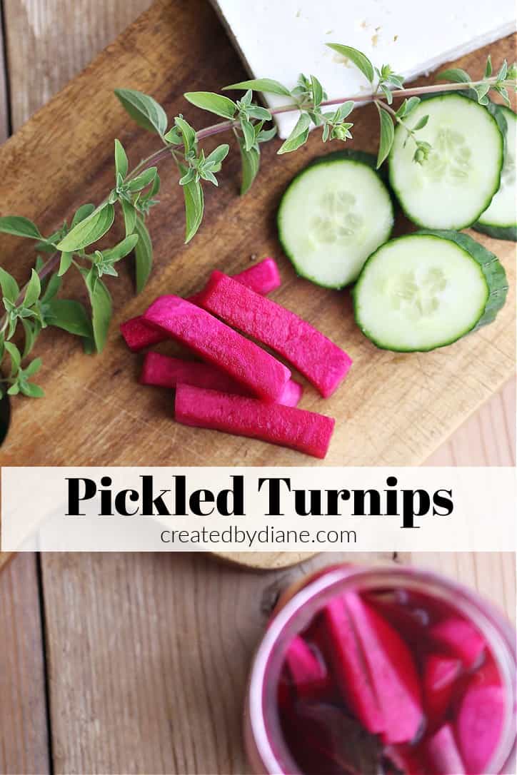 Pickled Turnips | Created by Diane