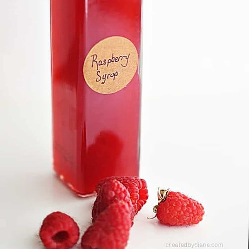 Raspberry Syrup | Created by Diane