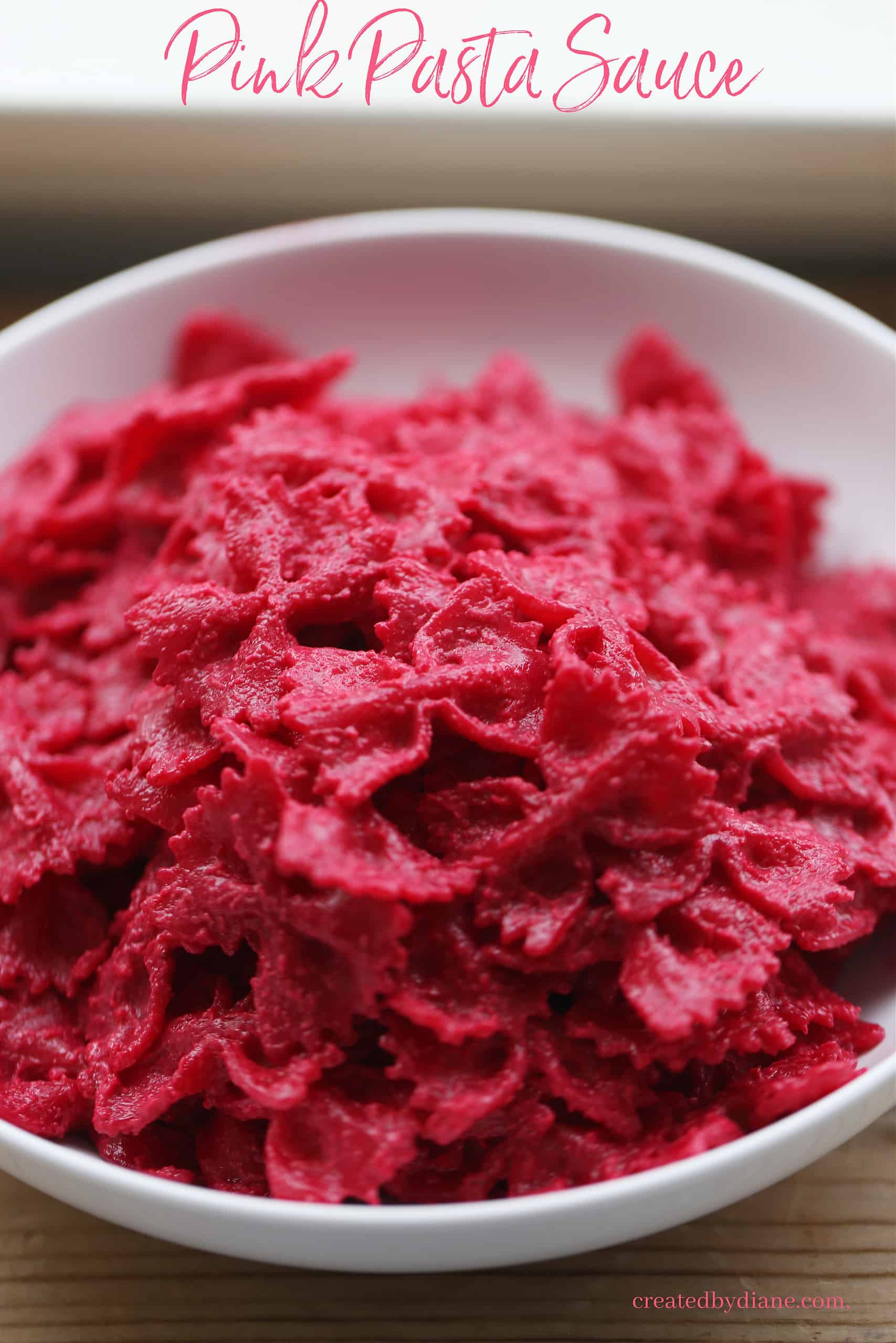 Pink Pasta Sauce Recipe | Created by Diane