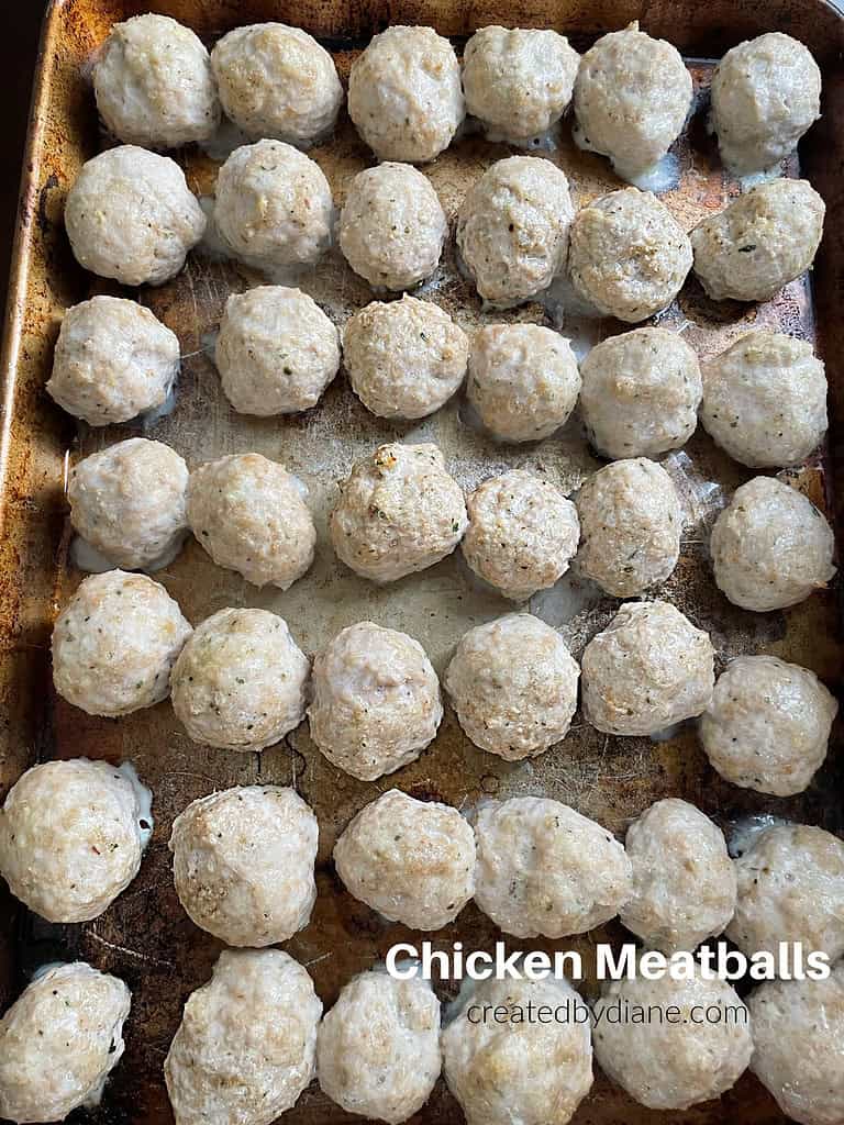 The Best Chicken Meatballs Recipe | Created by Diane