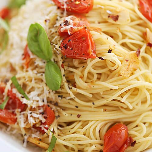 Angel Hair and Garlic | Created by Diane