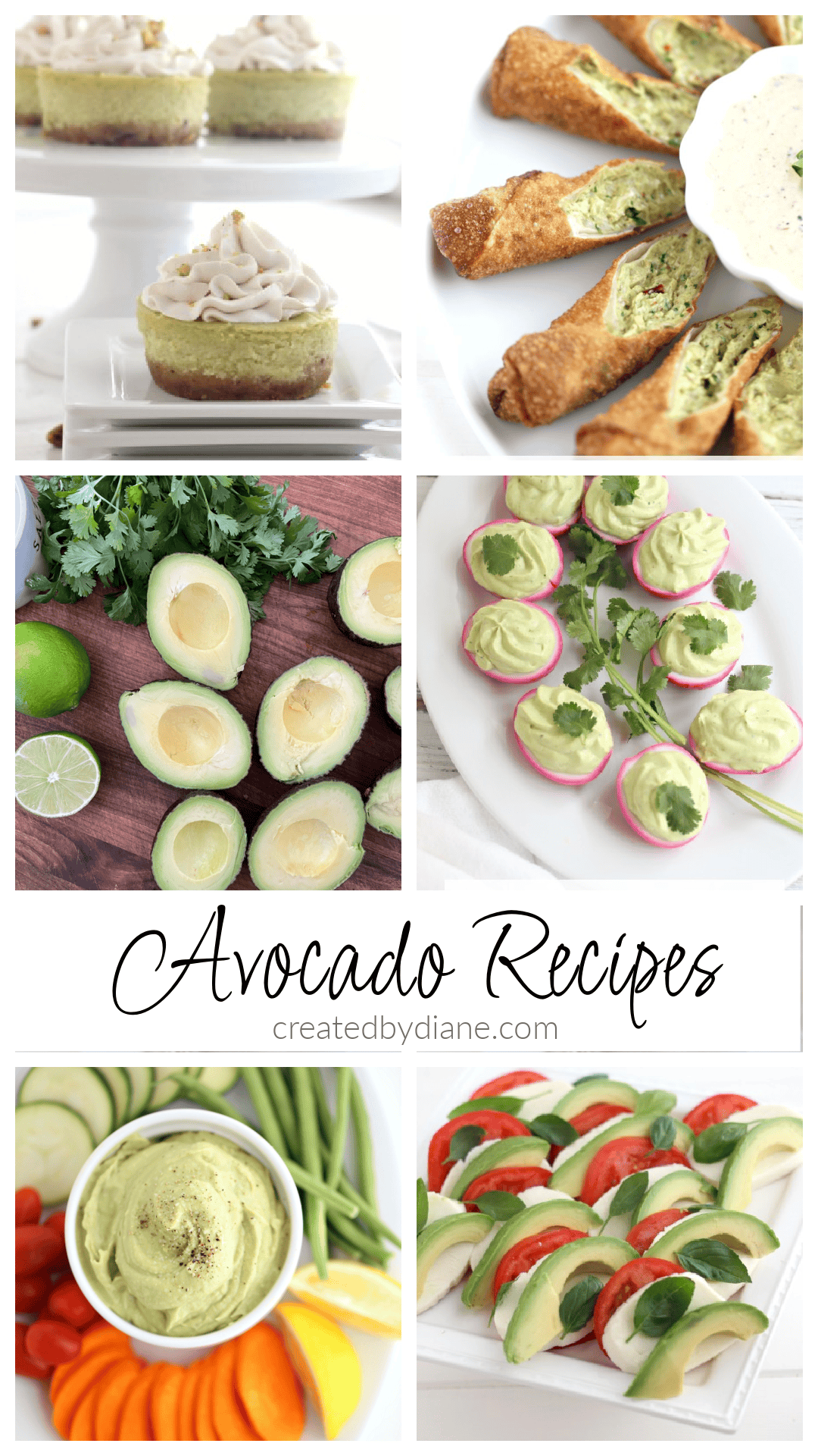 Avocado Recipes | Created by Diane