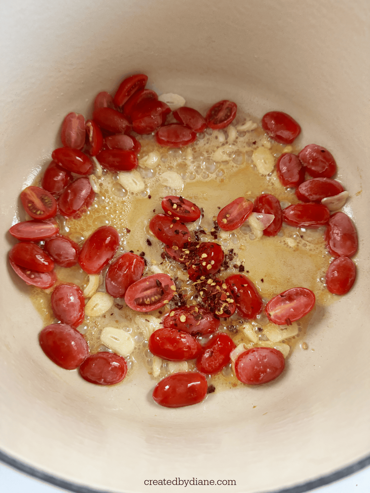 Angel Hair and Garlic | Created by Diane