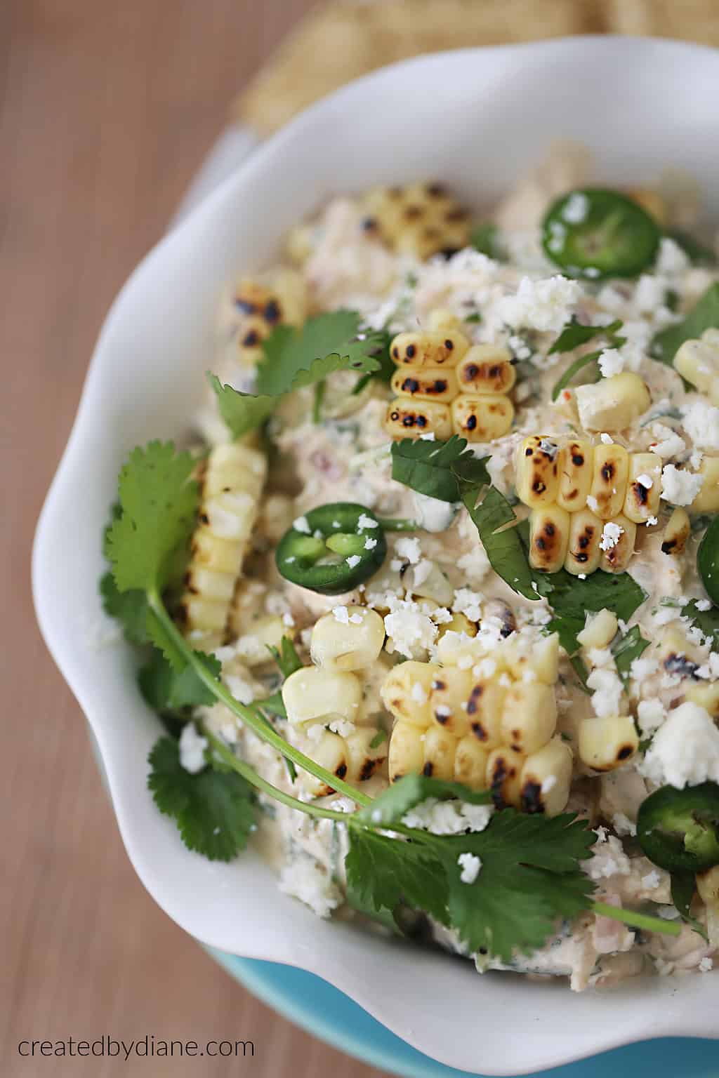 Mexican Street Corn Dip | Created by Diane