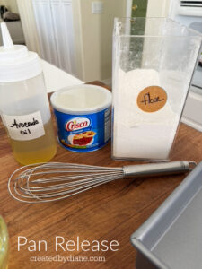 Homemade Pan Release Recipe (Better Than Baking Spray) | Created by Diane