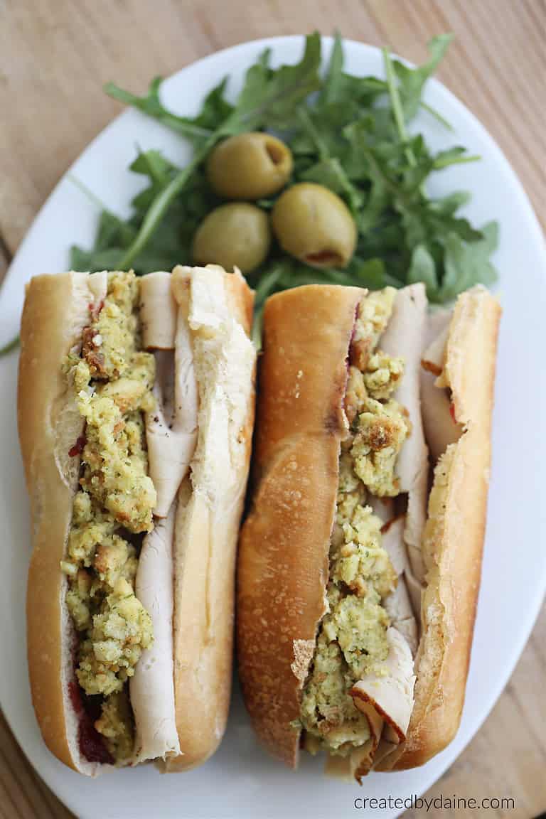 Turkey Stuffing Sandwich | Created by Diane