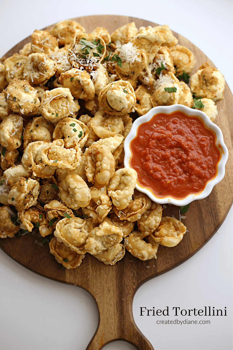 Fried Tortellini | Created by Diane