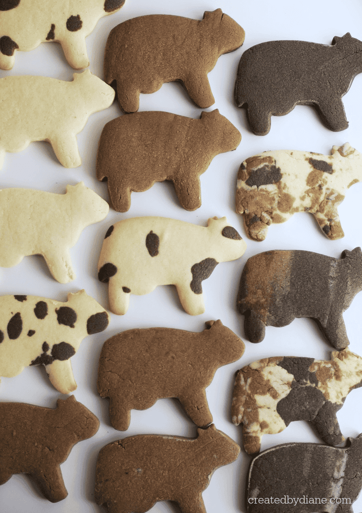 Cow Cookies | Created by Diane