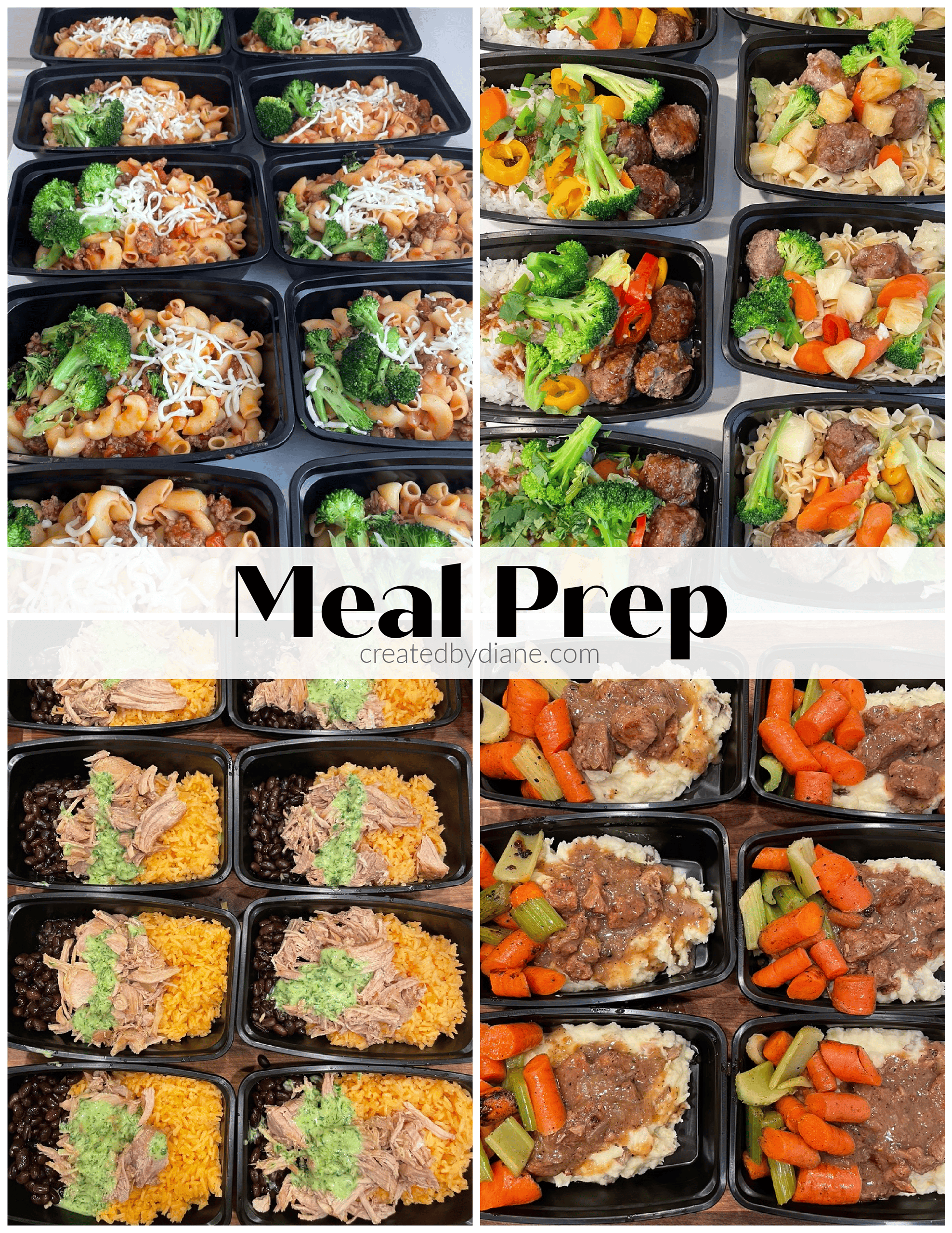 Meal Prep Made Easy -Part 1 | Created by Diane
